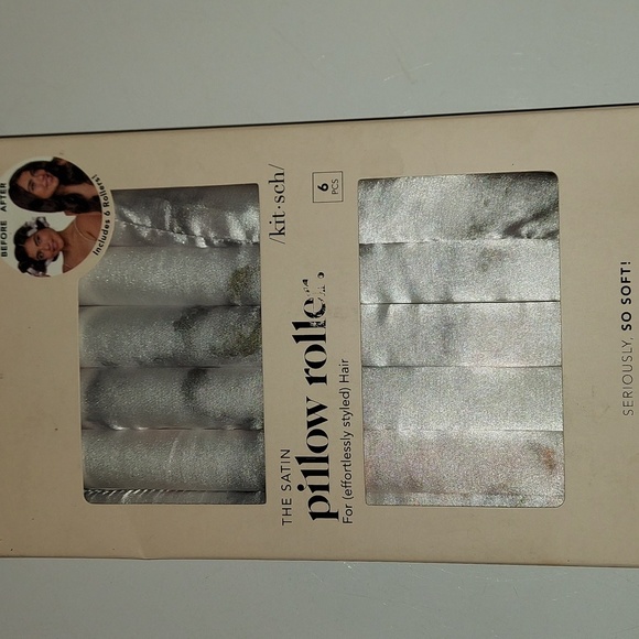 Kitsch | Hair | Kitsch 6 Piece Satin Rollers | Poshmark